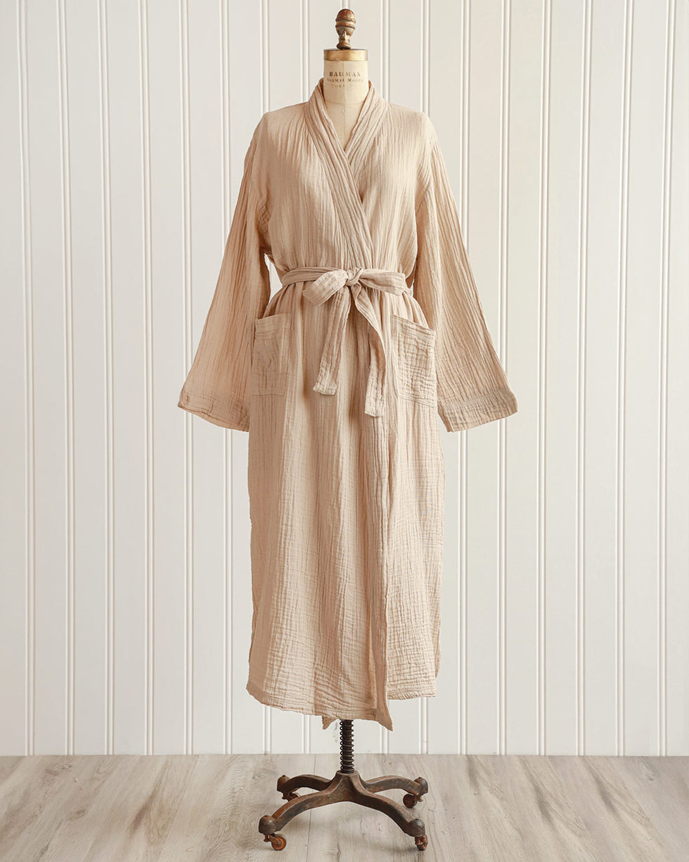 Amiens Cotton Gauze Robe – Adored Vintage