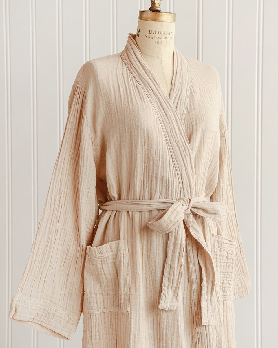 Amiens Cotton Gauze Robe – Adored Vintage