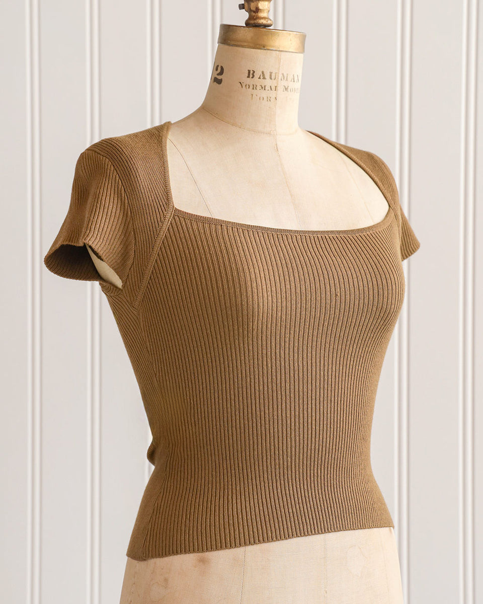 Romantic Feminine Tops for Women / Dulce Knit Top / Adored Vintage