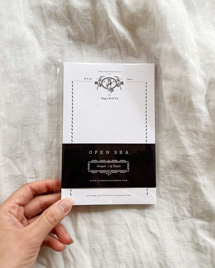Open Sea Victorian Inspired Stationery / Adored Vintage / Victorian Notepad