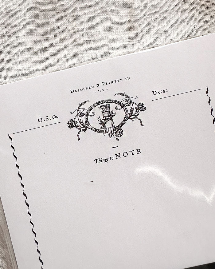 Open Sea Victorian Inspired Stationery / Adored Vintage / Victorian Notepad