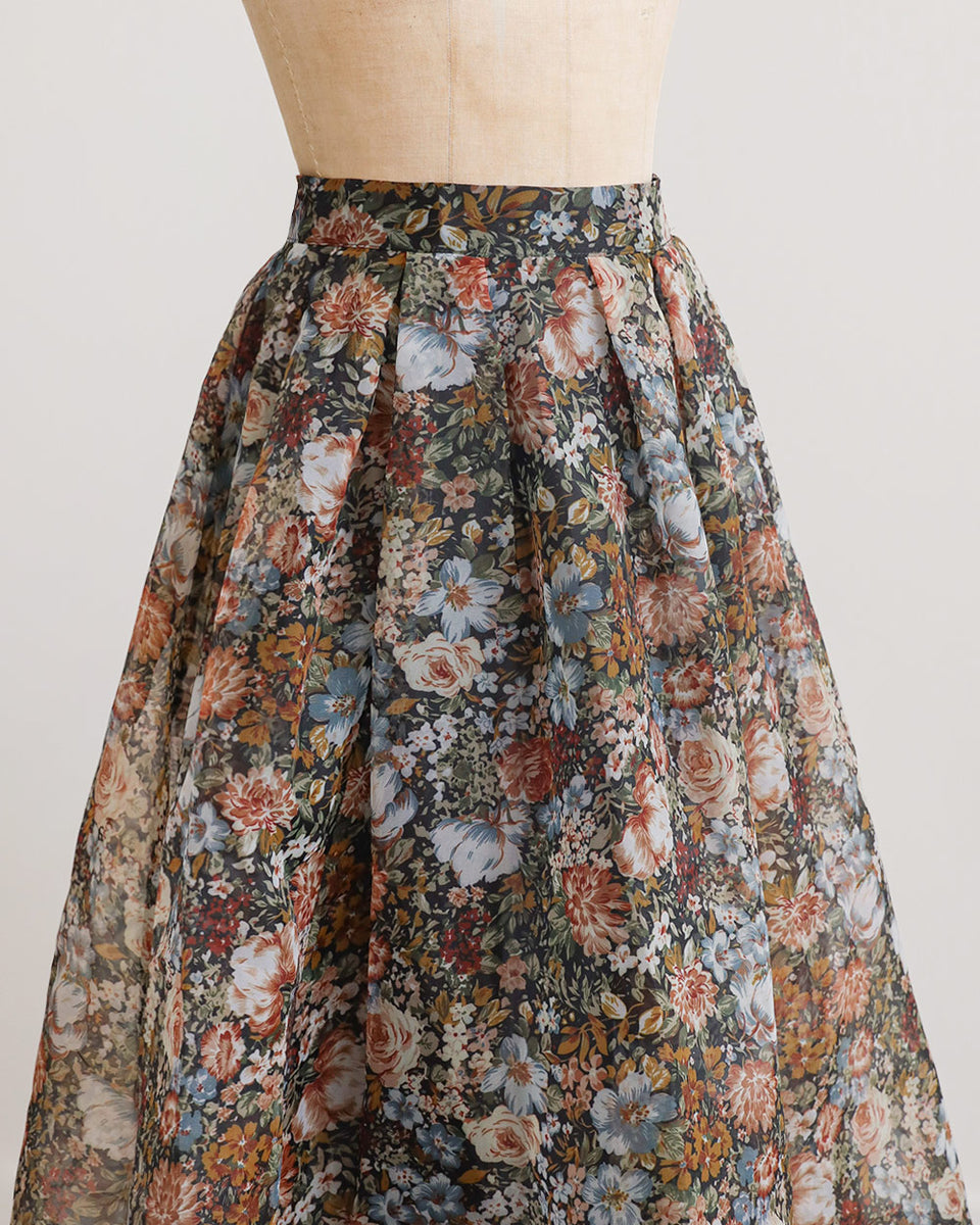 Romantic Feminine Skirts for Women / Midnight Garden Skirt / Adored Vintage