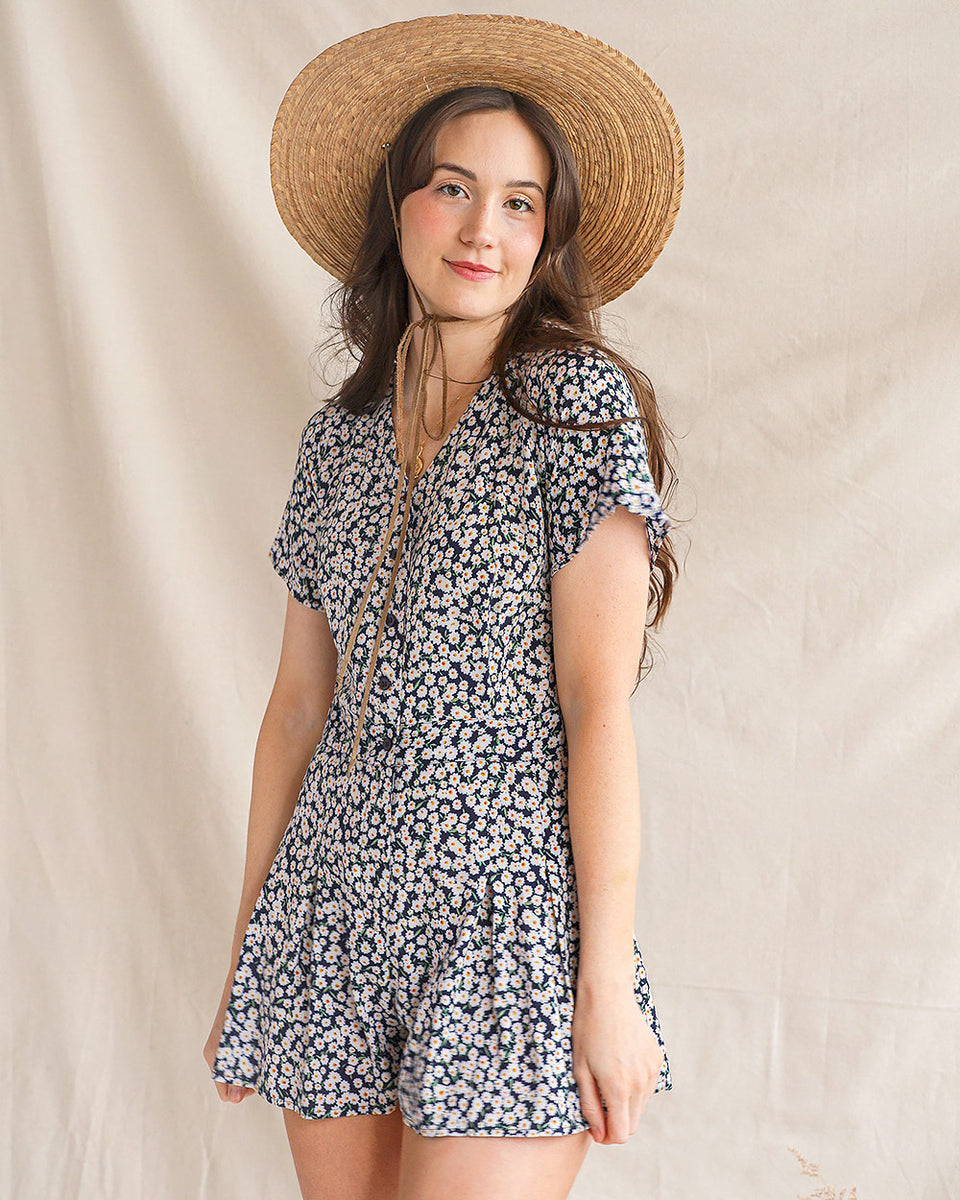 Sweet Vintage Style Clothing / Adored Vintage / Seed Scatter Romper