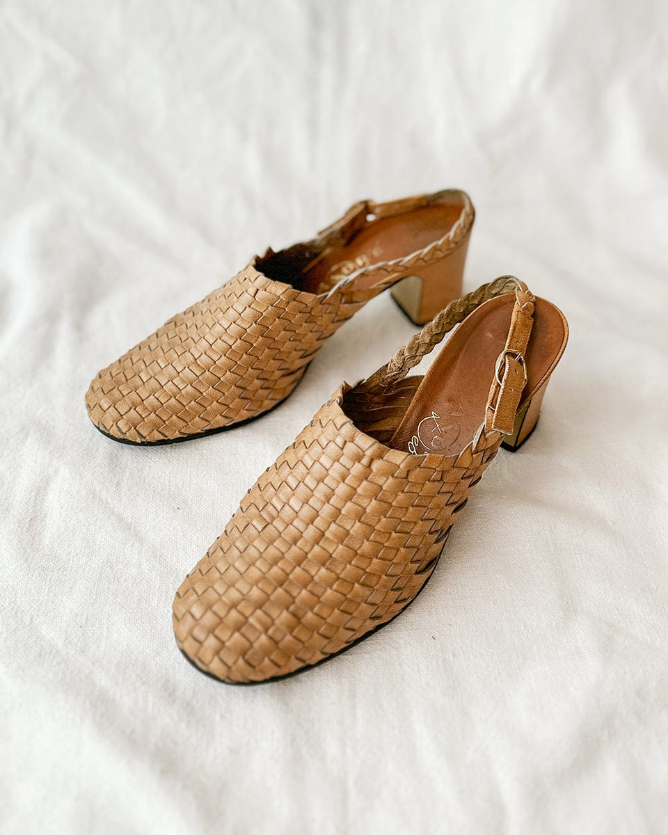 Moureze Woven Slingbacks – Adored Vintage
